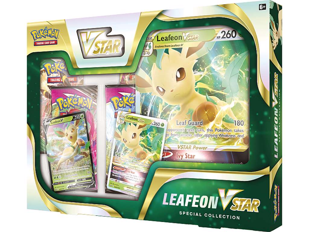 Køb Pokémon Leafeon VStar Special collection box hos Superhelten Legetøj