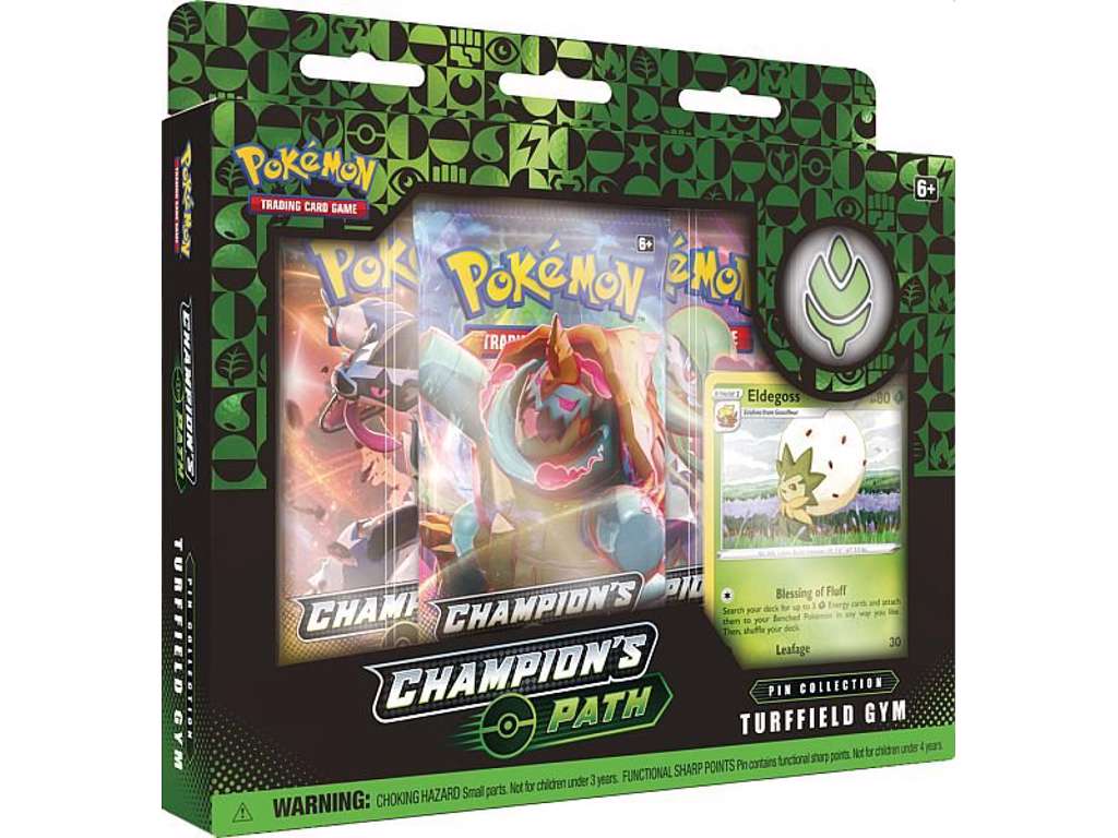 Pokemon Champion's Path Pin Collection - Turffield Gym