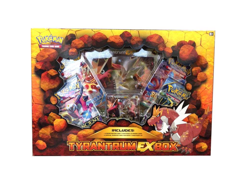 Køb Pokémon Tyrantrum EX box hos Superhelten Legetøj
